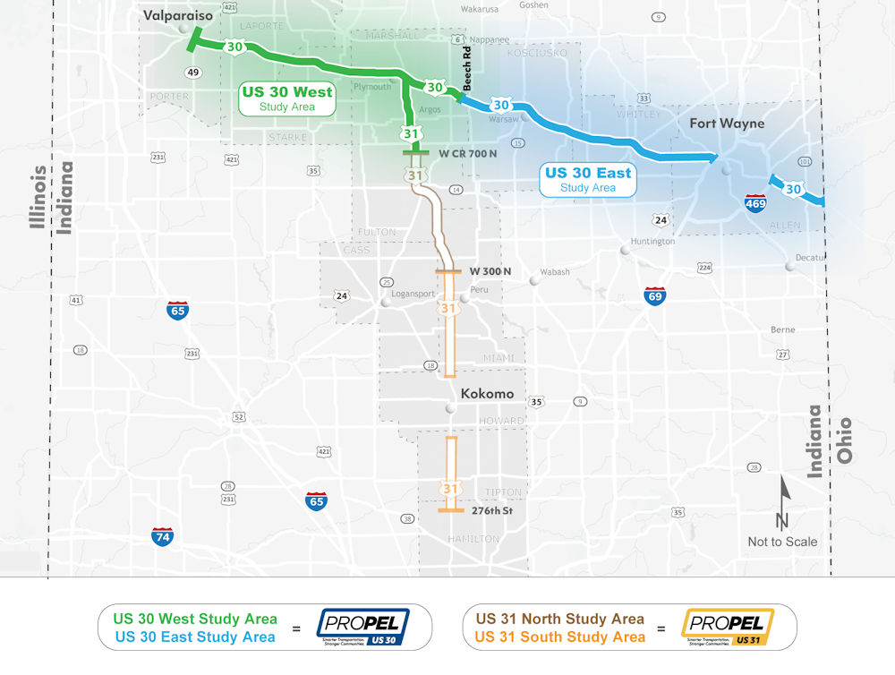 INDOT releases final reports for ProPEL US 30 and US 31 planning ...